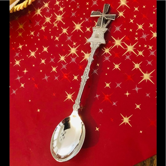 Other | Vintage Souvenir Silver Spoon Holland Moveable Windmill | Poshmark